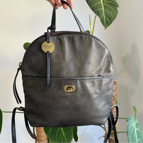 margot | Bags | Margot Camille Turnlock Leather Backpack | Poshmark